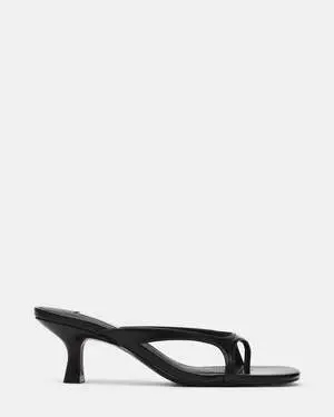 Steve Madden Brienna Thong Heels - Black