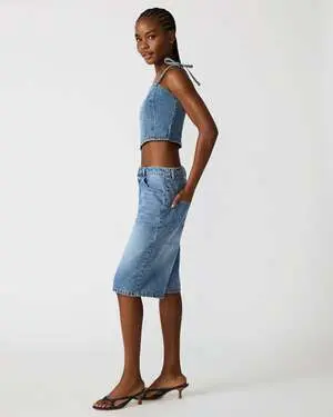 Steve Madden Meaghan Top Sleeveless Cropped Tops