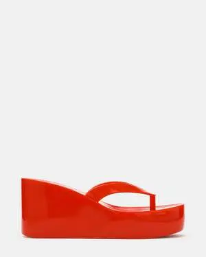 Steve Madden Jella Thong Sandals - Red
