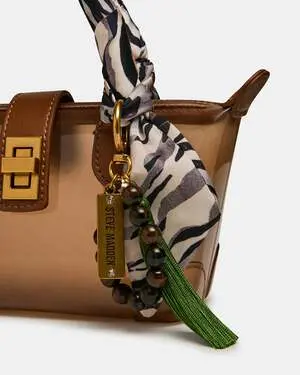 Steve Madden Mini Jelly Top Handle Bag With Scarf Detail