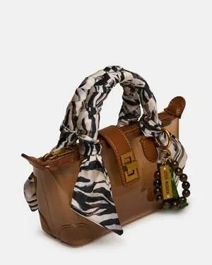 Steve Madden Mini Jelly Top Handle Bag With Scarf Detail