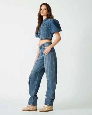 Steve Madden Austin High-rise Barrel Jeans
