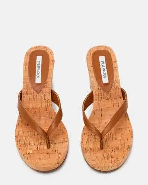 Steve Madden Playing Cork Thong Sandals