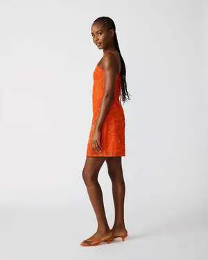 Steve Madden Maureene Dress Sleeveless Mesh Dresses
