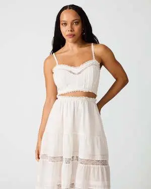 Steve Madden Elisse Top Sleeveless Cropped Tops