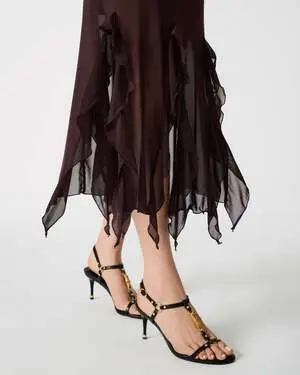 Steve Madden Mariane Dress Sleeveless Mesh Dresses