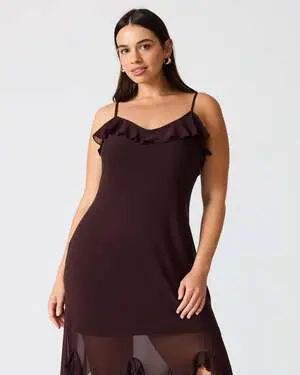 Steve Madden Mariane Dress Sleeveless Mesh Dresses