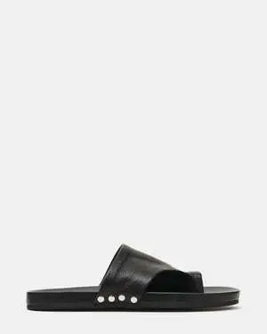 Steve Madden Kessey Thong Sandals - Black