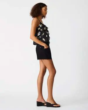 Steve Madden Roue Top Night Kiss Sleeveless Top - Midnight