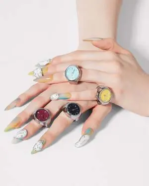 Steve Madden X Mackenzie Belle Watch Ring