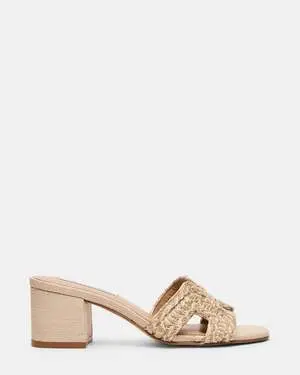Steve Madden Hana Mule Sandals - Raffia
