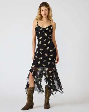 Steve Madden Mariane Dress Sleeveless Mesh Dresses - Midnight