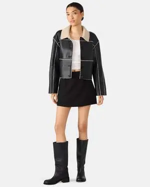 Steve Madden Cindi Essential Mini Skort - Black