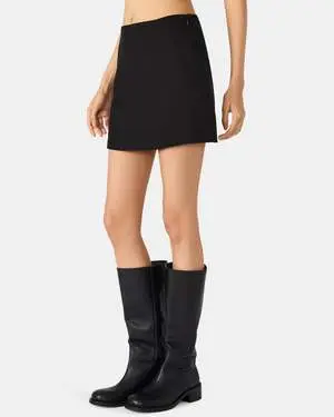 Steve Madden Cindi Essential Mini Skort - Black