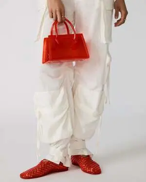 Steve Madden Mini Jelly Bag With Top Handle And Chain Strap