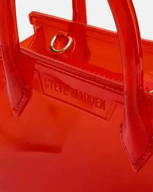 Steve Madden Mini Jelly Bag With Top Handle And Chain Strap