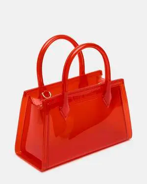 Steve Madden Mini Jelly Bag With Top Handle And Chain Strap