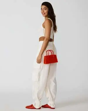 Steve Madden Mini Jelly Bag With Top Handle And Chain Strap