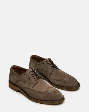 Steve Madden Esteban Perforated Suede Lace-up Dress Shoes