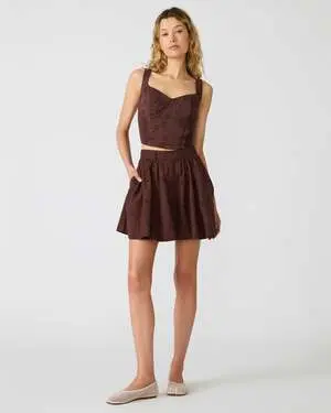 Steve Madden Vanny Skirt Flowy Sets - Walnut