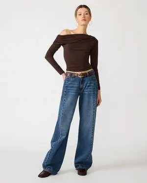 Steve Madden Ryder Knit Top Long Sleeve