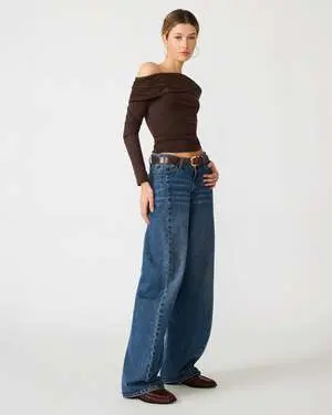 Steve Madden Ryder Knit Top Long Sleeve