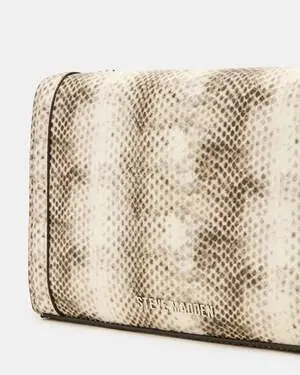 Steve Madden Larisa Python Bag Bone/multi