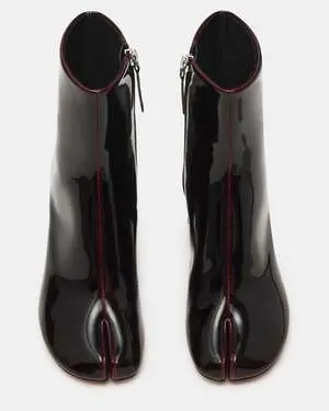 Steve Madden Caro Patent Tabi Block Heel Booties