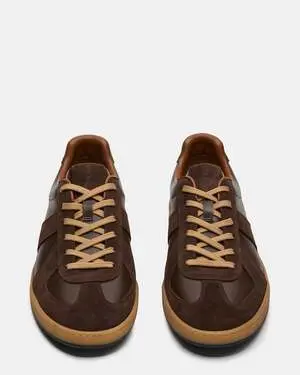 Steve Madden Damar Lace-up Sneakers - Brown