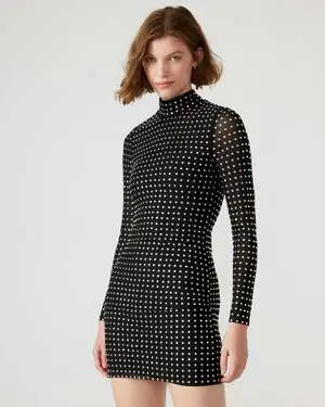 Steve Madden Krista Dress Long Sleeve Mesh Dresses