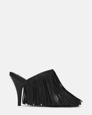 Steve Madden Fringe Mule Heels