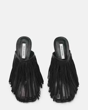Steve Madden Fringe Mule Heels