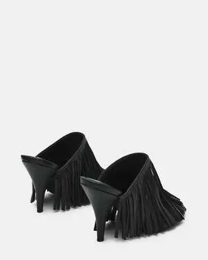 Steve Madden Fringe Mule Heels