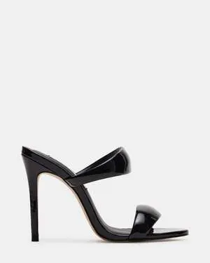 Steve Madden Saturn Mule Stiletto Heel - Black