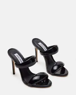Steve Madden Saturn Mule Stiletto Heel - Black