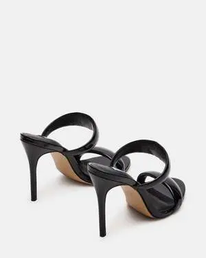 Steve Madden Saturn Mule Stiletto Heel - Black