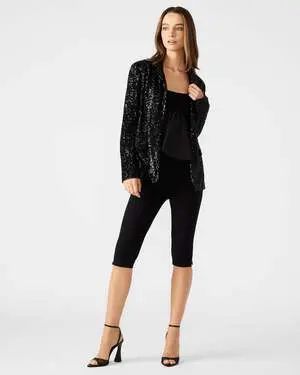Steve Madden Payton Sequin Blazer Long Sleeve Blazers Jackets & Coats