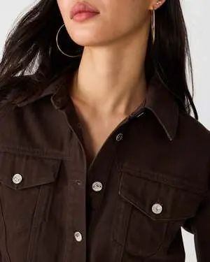 Steve Madden Dove Jacket Long Sleeve Button Up Jackets & Coats