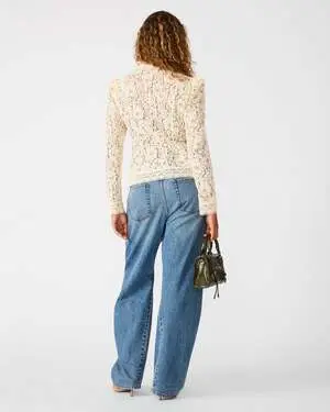 Steve Madden Aberdeen Top Long Sleeve Button Up Tops