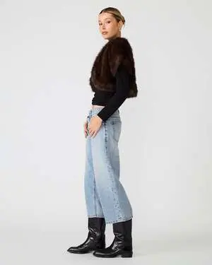 Steve Madden Jalen Bolero Short Sleeve Cropped Jackets & Coats