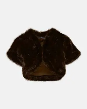 Steve Madden Jalen Bolero Short Sleeve Cropped Jackets & Coats