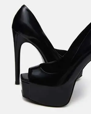 Steve Madden Stelan Platform Stiletto Heels - Black
