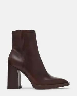 Steve Madden Harden Pointed Toe Block Heel Ankle Booties