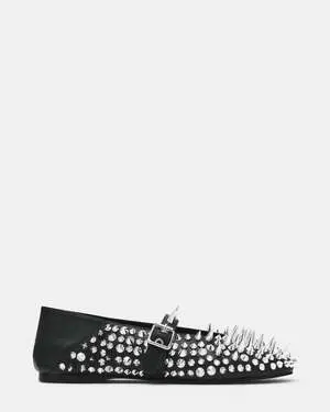 Steve Madden Drax Embellished Mary Jane Ballet Flats