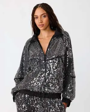 Steve Madden Jacey Jacket Long Sleeve Bombers Jackets & Coats