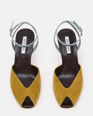 Steve Madden Lysandra Peep Toe Ankle Strap Heels