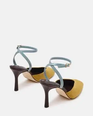Steve Madden Lysandra Peep Toe Ankle Strap Heels