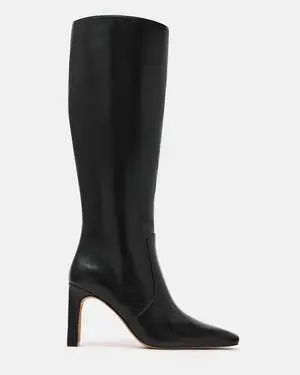 Steve Madden Lovelies Block Heel Boots - Black