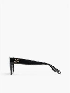 Tommy Hilfiger Butterfly Frame Sunglasses - Black