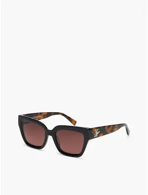 Tommy Hilfiger Bold Butterfly Frame Sunglasses - Tortoise